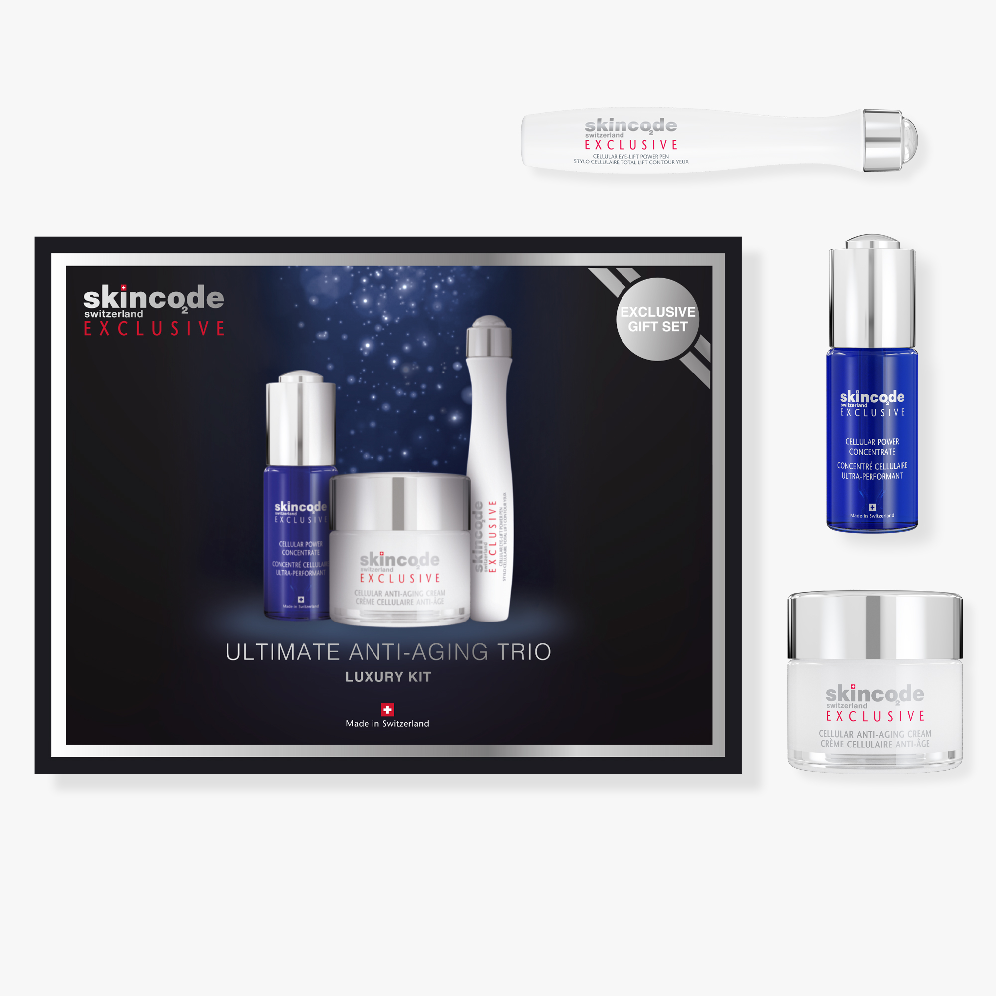 Ultimate Anti-Aging Trio Luxury Kit - Skincode